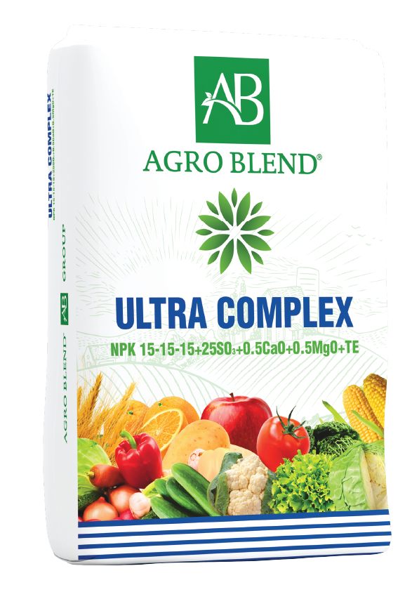 Ultra Complex 15-15-15 (0.5MgO + 0.5 CaO+25SO₃+TE) – Agroblend Kosova